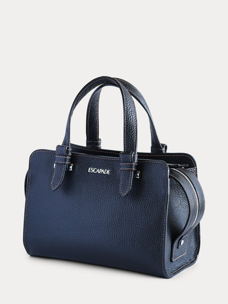 Soho Chic. Black Satchel Bag. – The Escapade Bag